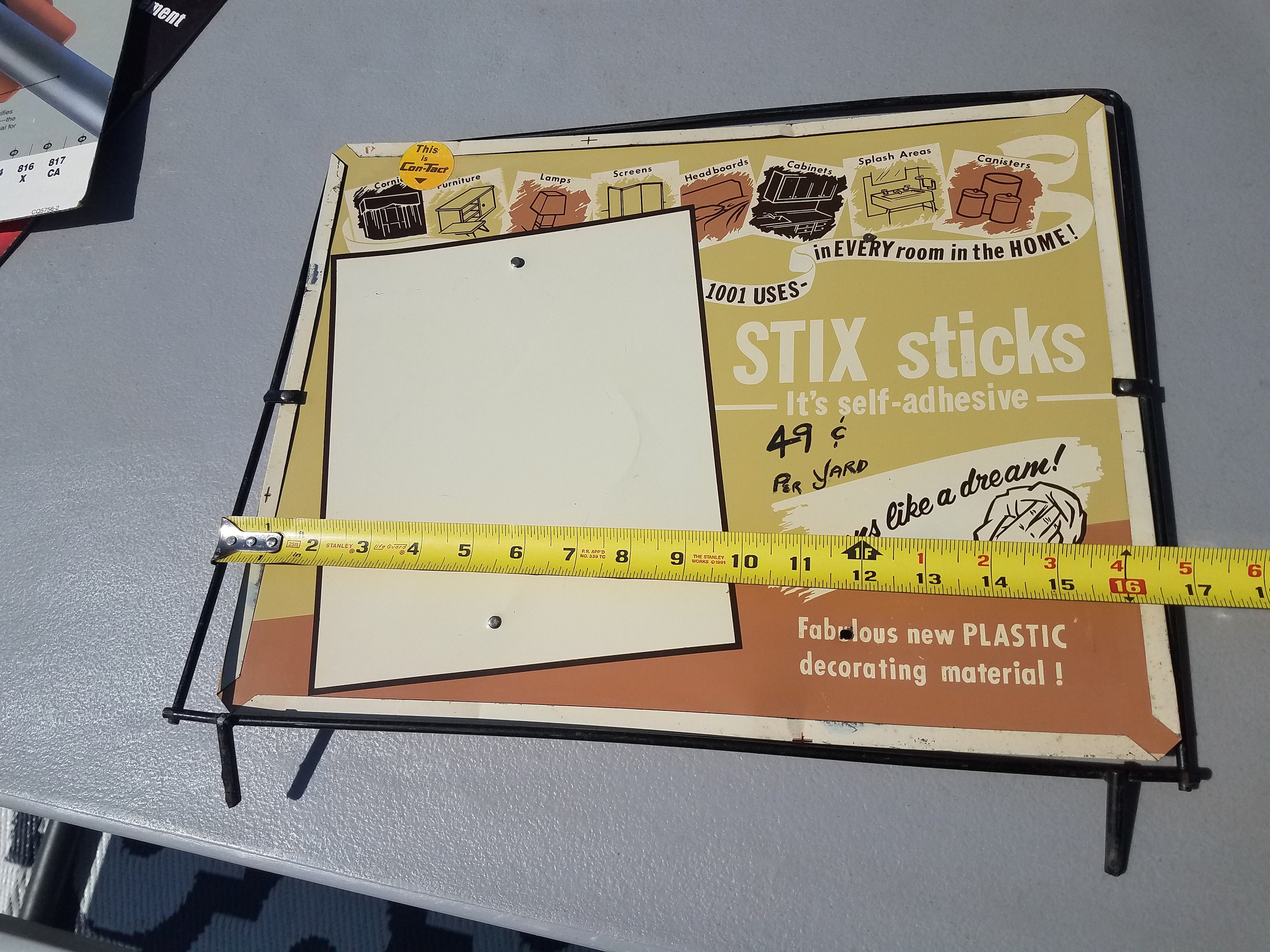 Vtg 1950's Hardware Store Department Store Counter Display Advertising ...