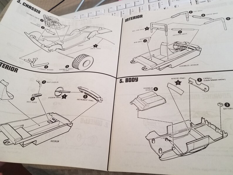 Vintage 1966 Buick Mod Stocker Model Car Instruction Sheet AMT Co. - Etsy
