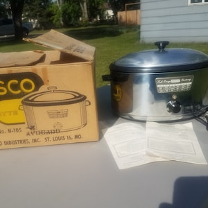 Kitchen & Dining Vintage 70s Nesco Full Range Cooking Electric Roaster ...