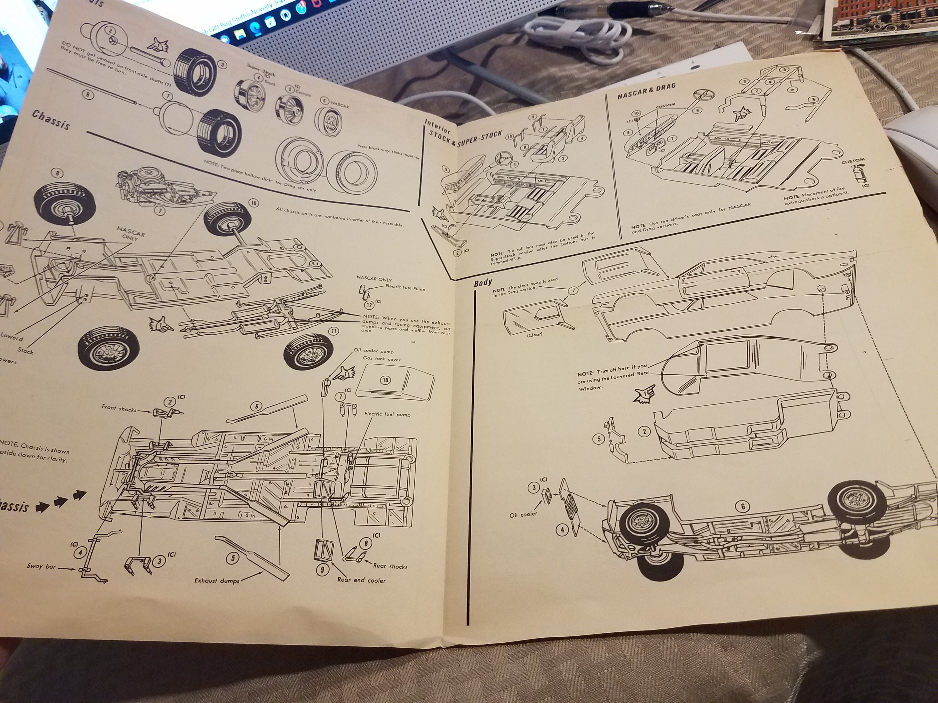 Vintage 1969 Dodge Charger Model Car Instructions MPC Co. - Etsy