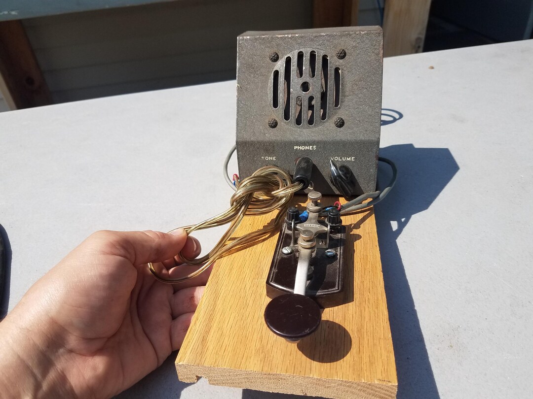 Vintage TAC Electric Morse Code Radio Telegraph Key Keyer Tapper Railroad - Etsy