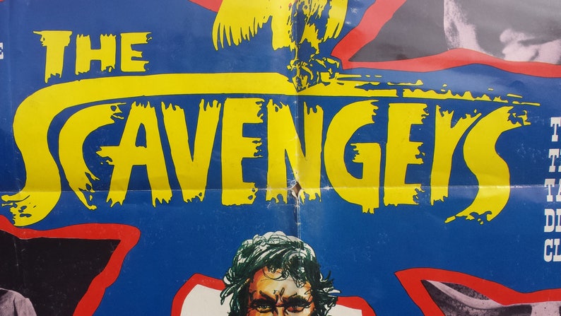 Vintage 1969 Movie Scavengers Poster Civil War Western R.L. Lee Frost ...