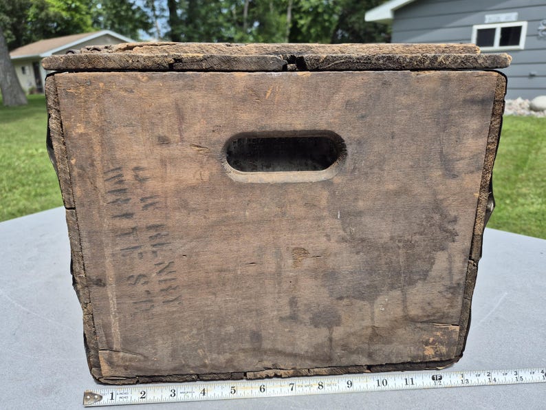 Antique Goetz Brewing Beer Company St. Joseph Missouri Wood Crate Box ...