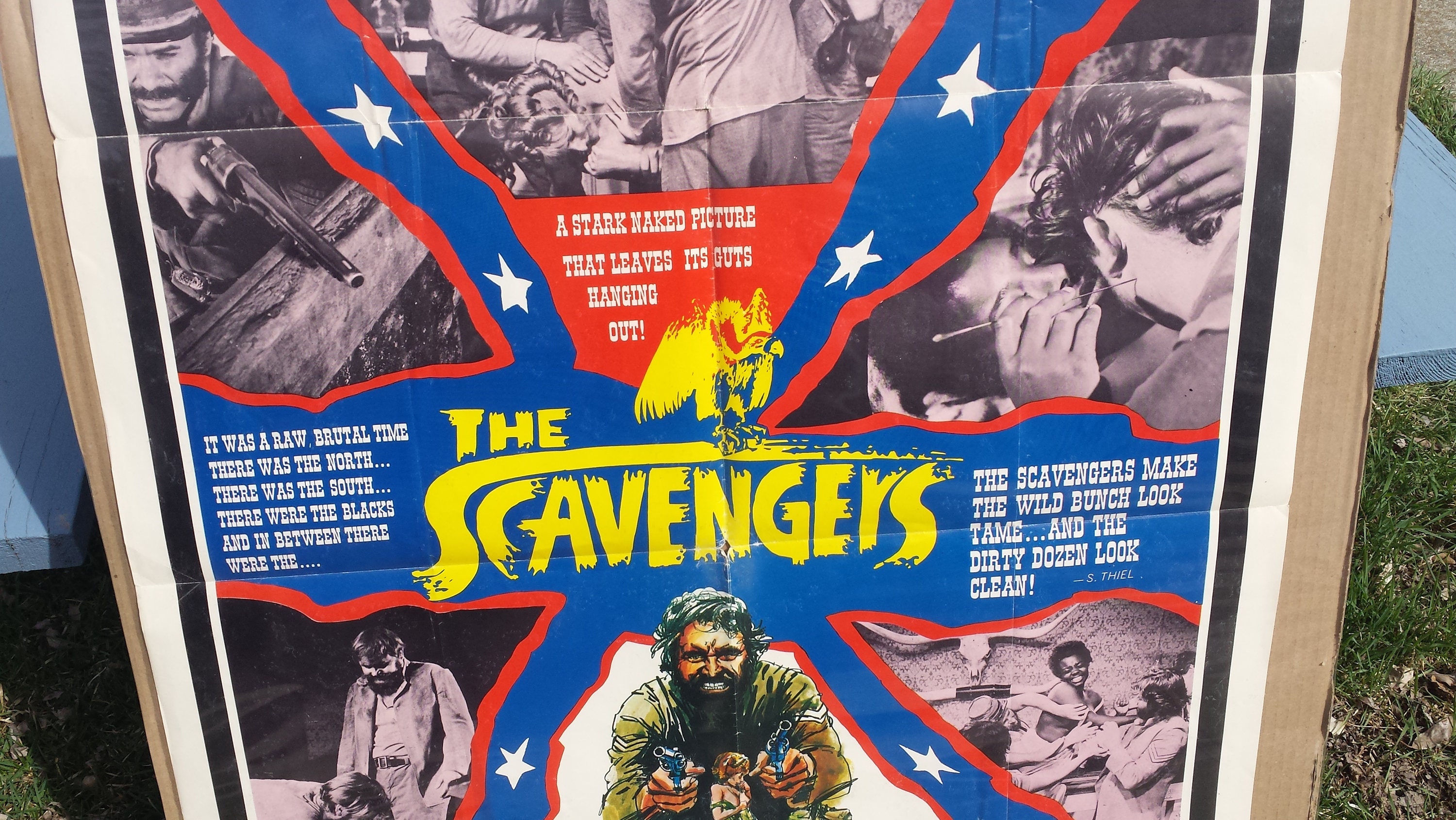 Vintage 1969 Movie Scavengers Poster Civil War Western R.L. Lee Frost ...