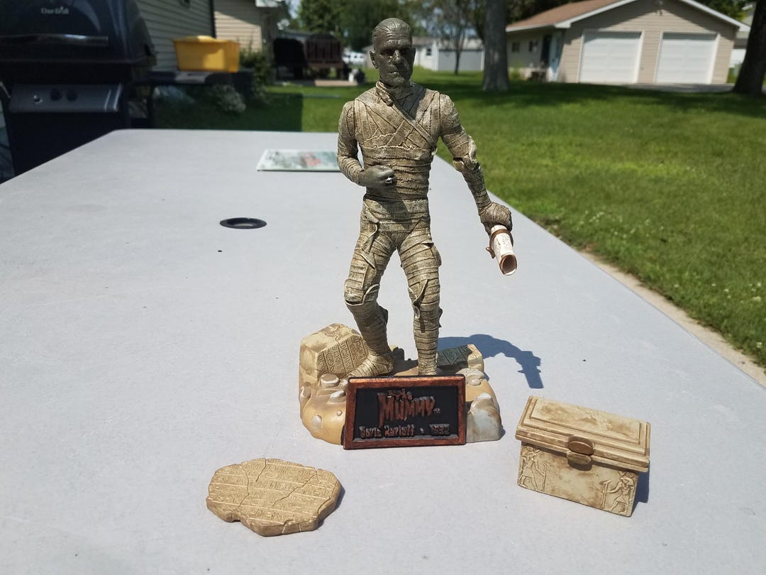 1998 Sideshow Universal Studios Monsters Mummy 8" Figure Boris Karloff ...