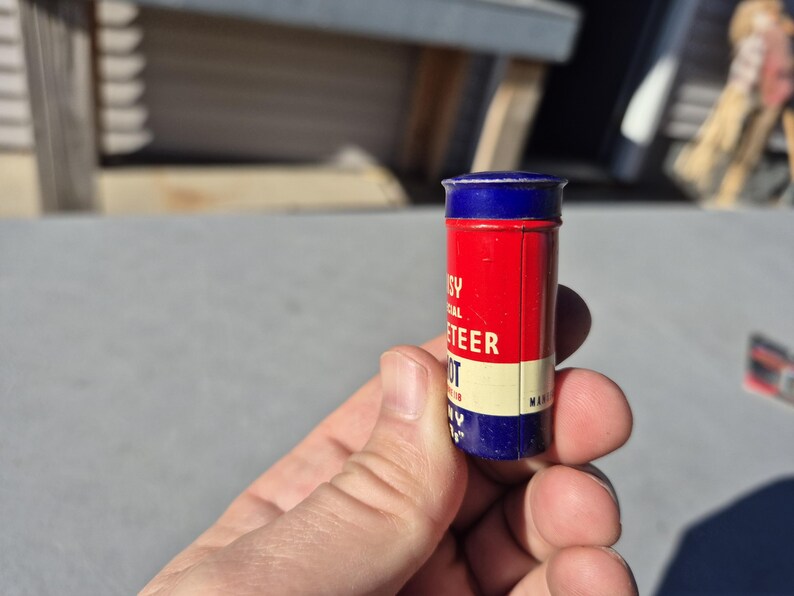 Vintage Daisy Special Bbs Tin Can Targeteer Shot Tiny Small Metal Retro ...