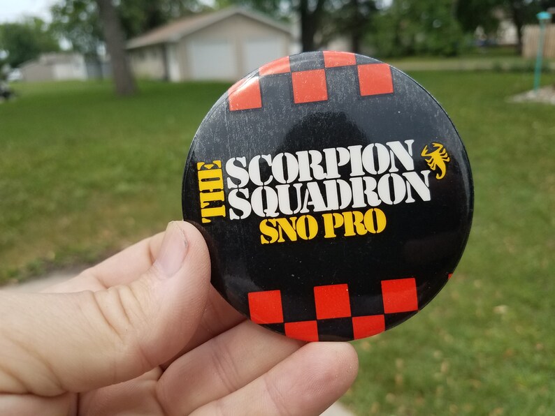 Vintage C. 1970s 1980s Scorpion Snowmobile Scorpion Squadron Snopro ...