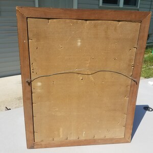 Large Antique WWI Us Army Soldier Original Photograph With Wooden Frame ...