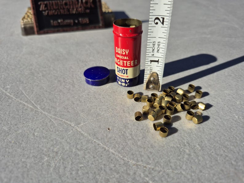 Vintage Daisy Special Bbs Tin Can Targeteer Shot Tiny Small Metal Retro ...