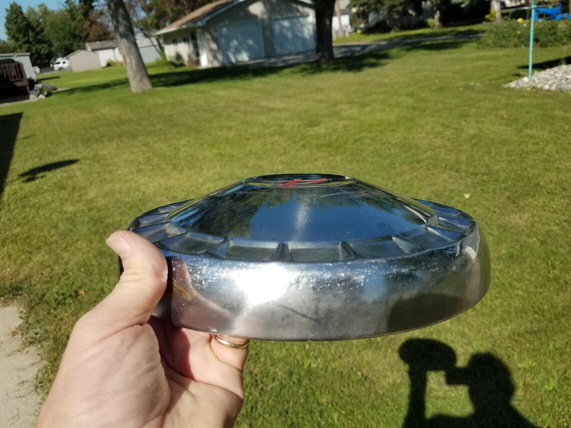 Vintage Pair Lot of 2 AMC Rambler Wheel Covers 10 Dog Dish Hubcaps 1960 ...