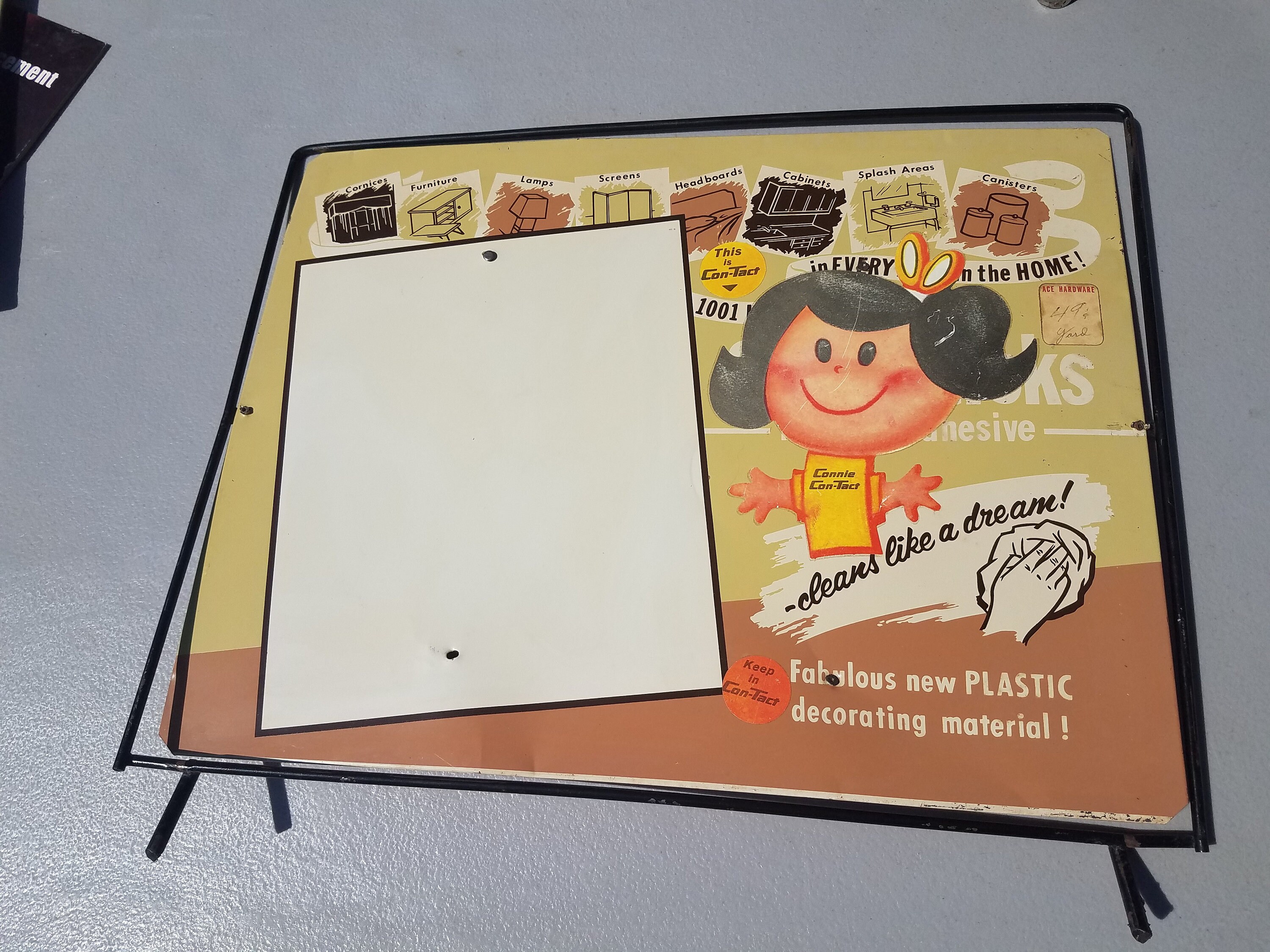 Vtg 1950's Hardware Store Department Store Counter Display Advertising ...