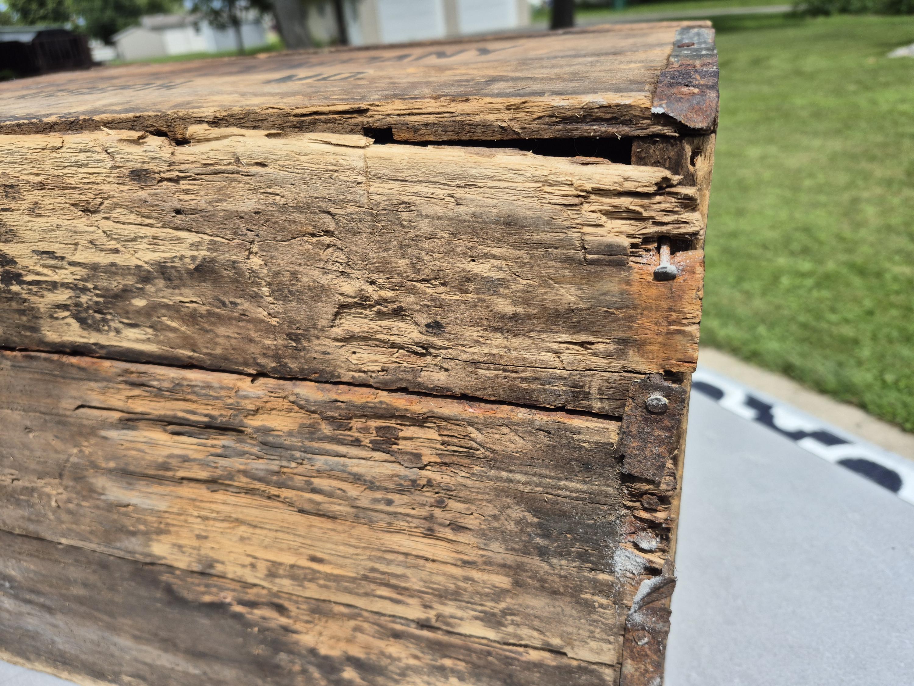 Antique Goetz Brewing Beer Company St. Joseph Missouri Wood Crate Box ...