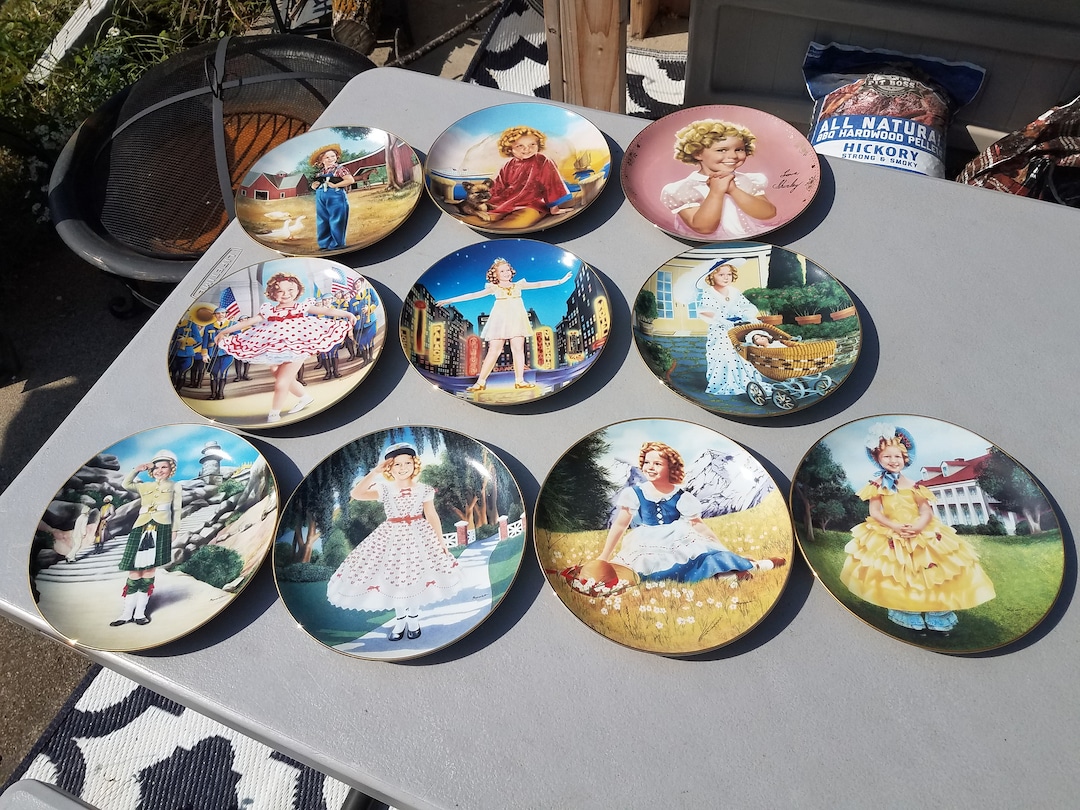Vintage Danbury Mint Shirley Temple Collection Collector Plates 1990's ...