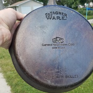 Wagner Ware 10 1/2" Cast Iron Skillet General Housewares Corp. Nice! - Etsy