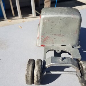 Vintage Smith Miller Hauler Truck & Wooden Semi Trailer Smitty Toys ...