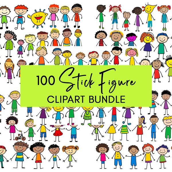 Stick People - Etsy