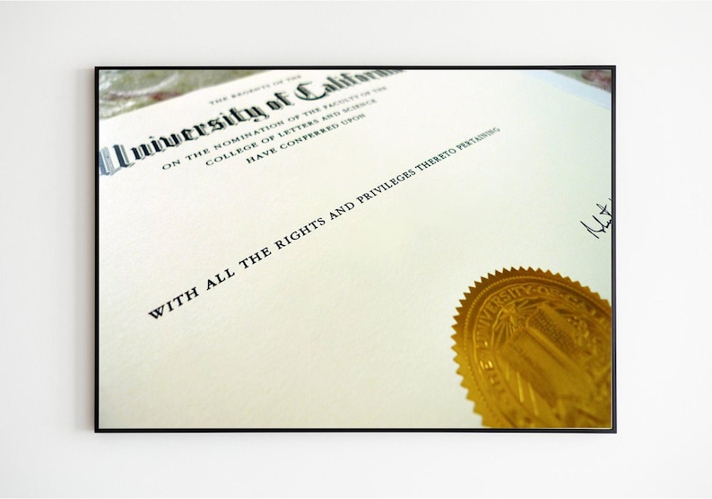 Custom Joke Diploma, Fake Diploma, Funny Certificate, Transcript ...