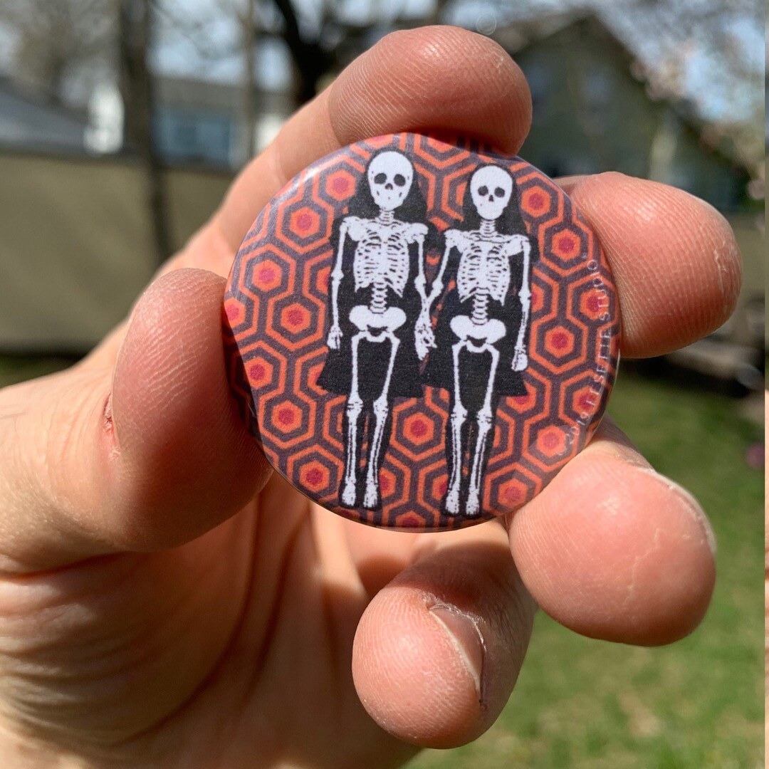 Shining Grady Twins Skeleton Button - Etsy