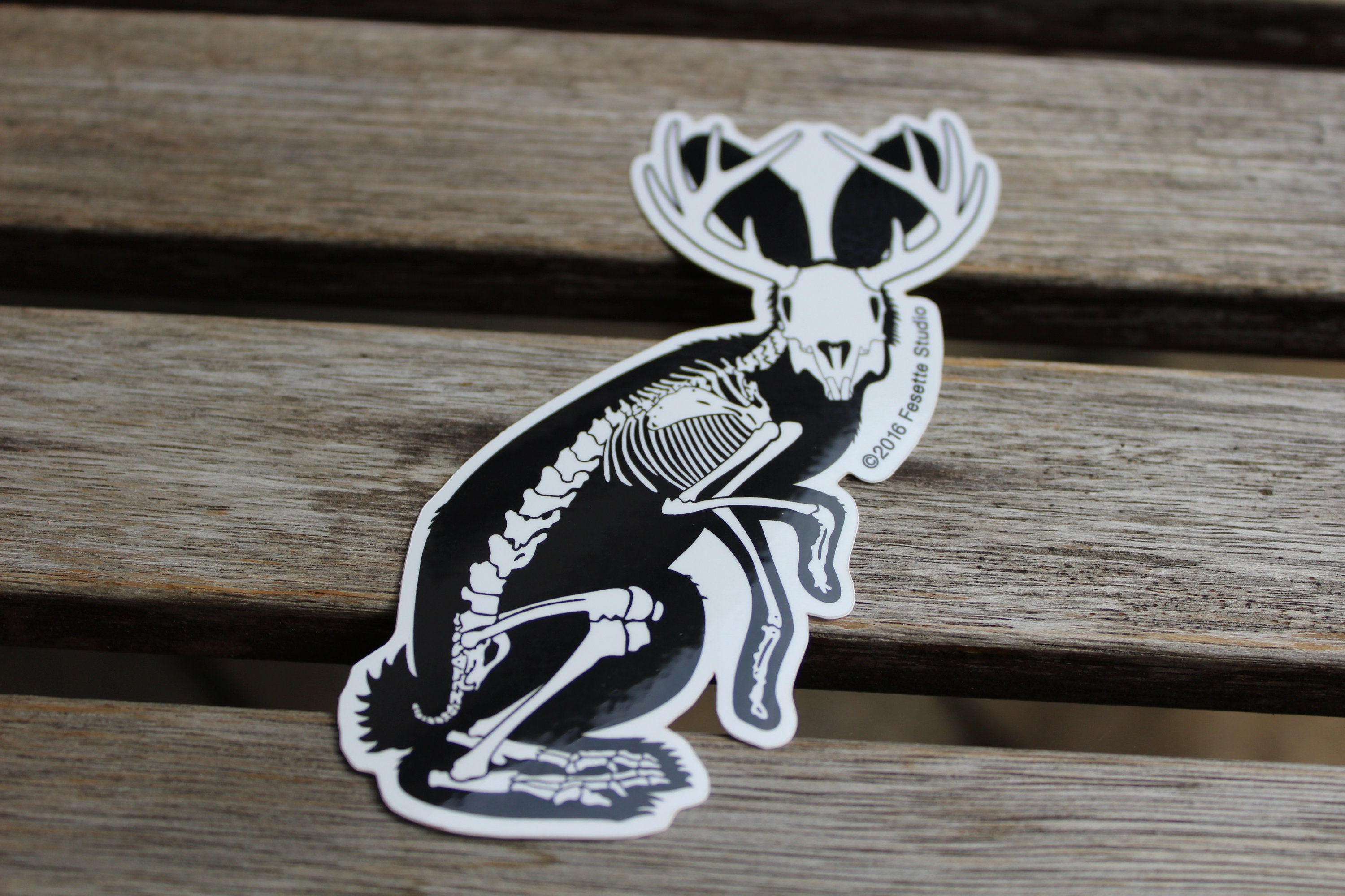 Jackalope Sticker - Etsy