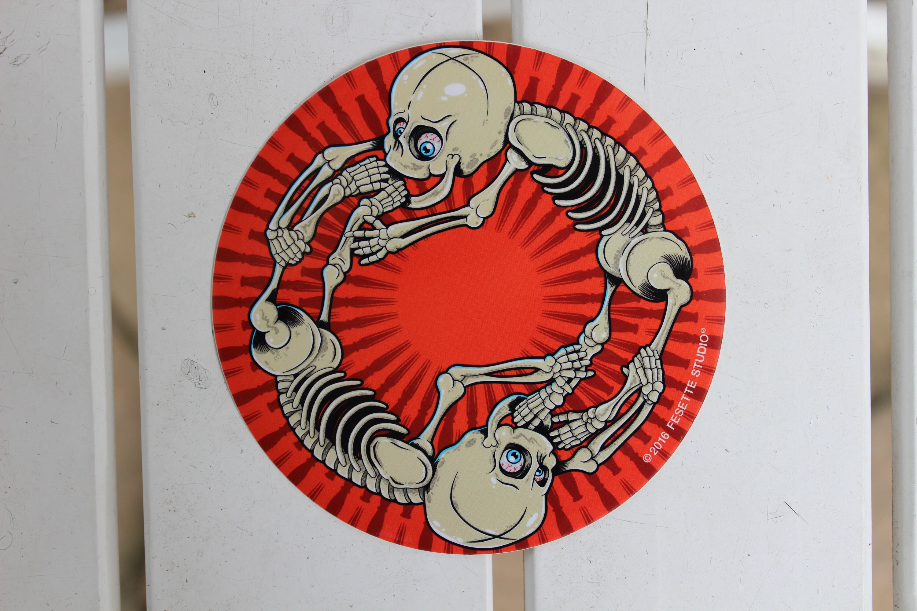 Skeleton Cannibal Sticker - Etsy