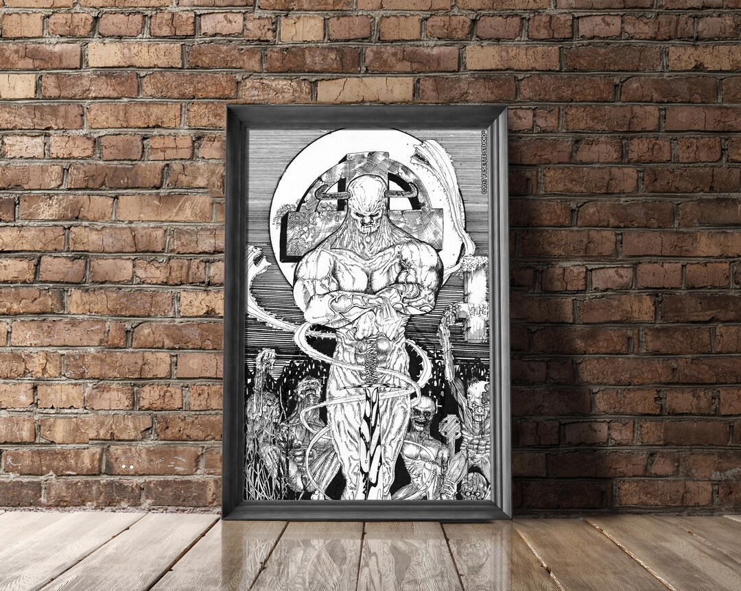 Zombie Cross Poster - Etsy