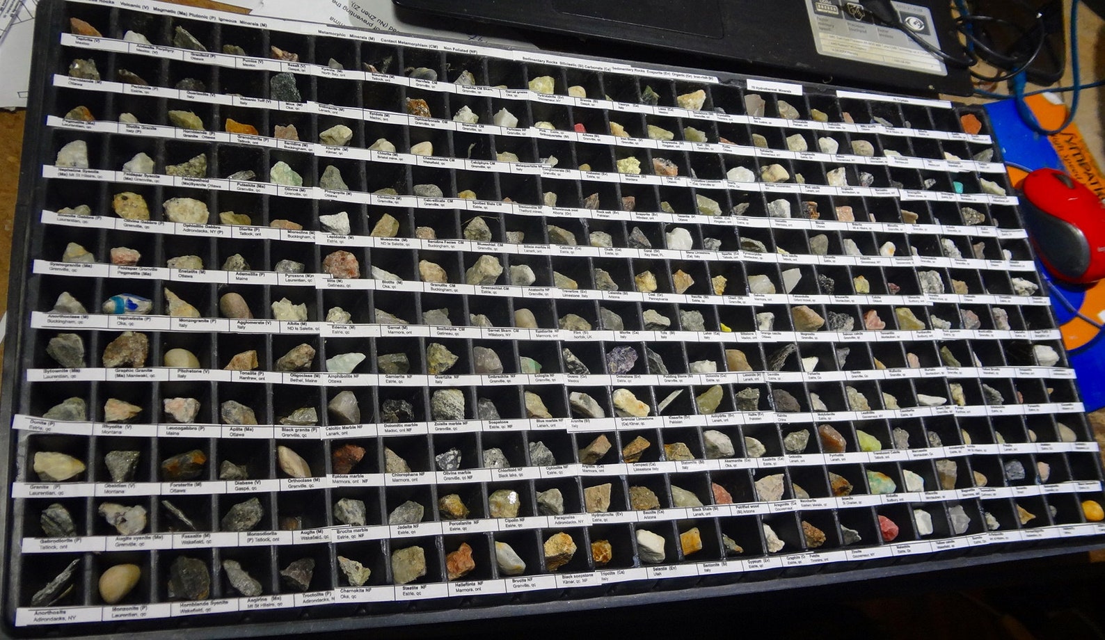 288 Pcs Classroom Rocks & Minerals Collection Sedimentary, Igneous ...