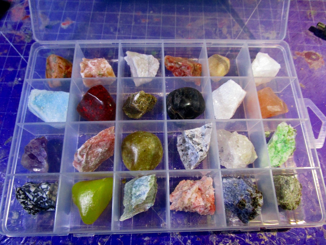 Stones & Crystals Meanings by Healing Property 24 Pieces - Etsy