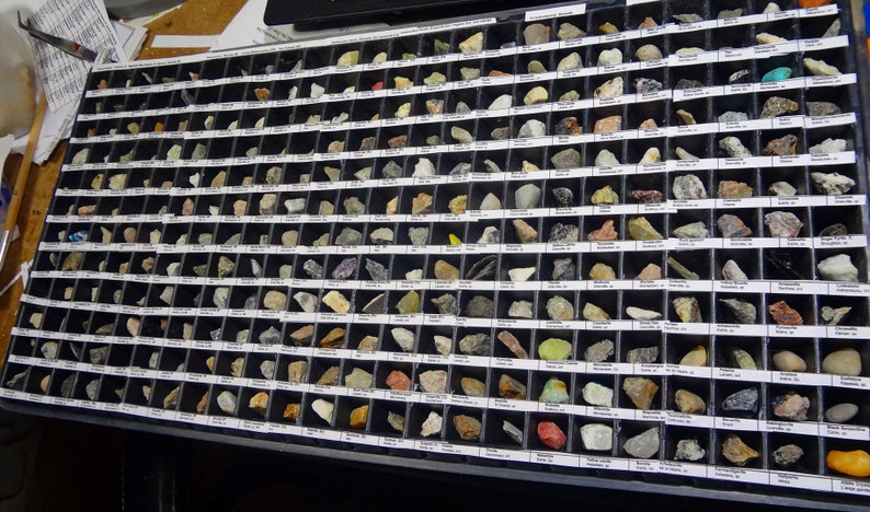 288 Pcs Classroom Rocks & Minerals Collection Sedimentary, Igneous ...