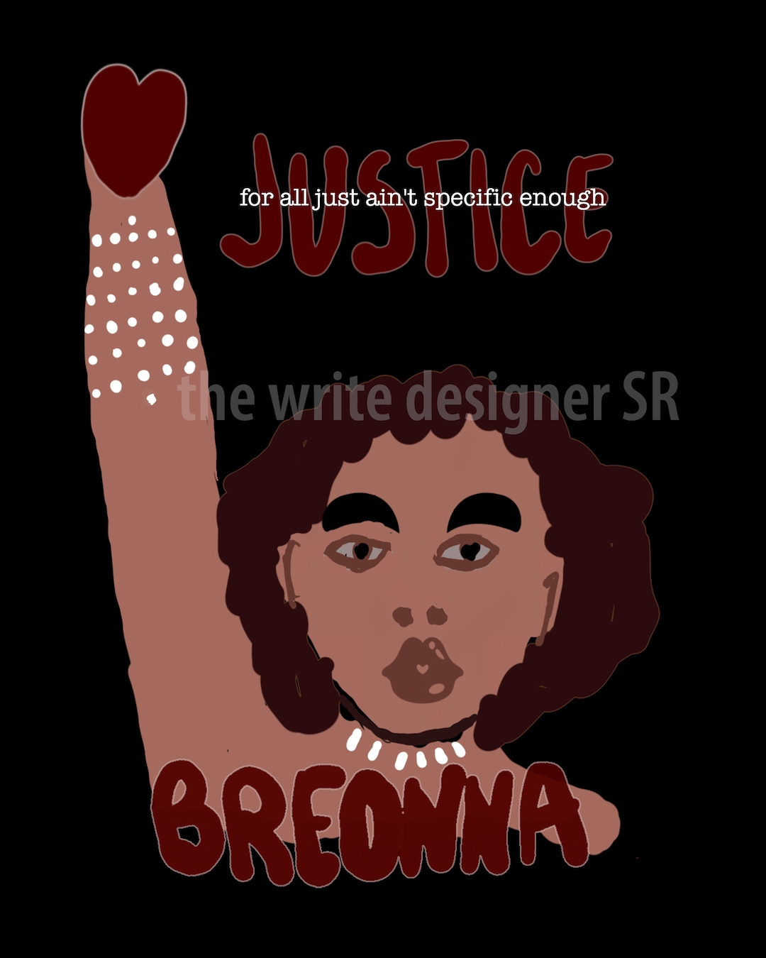 BREONNA, Black Lives Matter, Original Art by African American Artist - Etsy