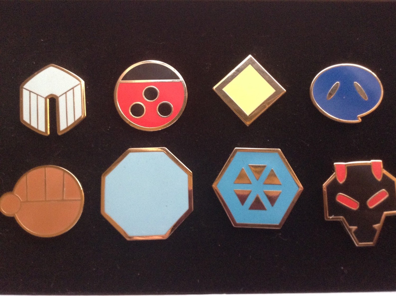 Pokemon Johto Gym Badges Set of 8 TEAM ROCKET | Etsy