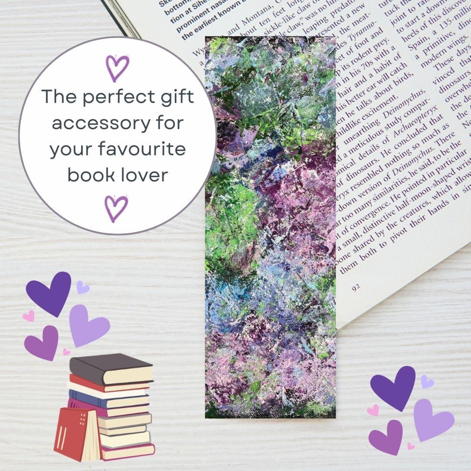 Printable Book Marks | Instant Download Sheet of 6 Book Marks | Print ...