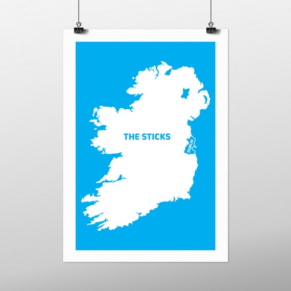 Dublin the Sticks Map | Etsy