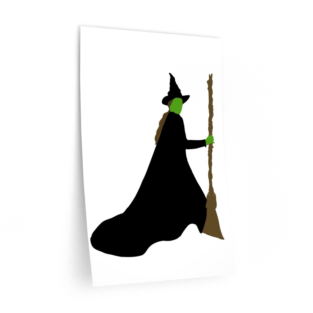 Elphaba From Wicked Wall Decal, Kids Room Decor, Girls Bedroom ...