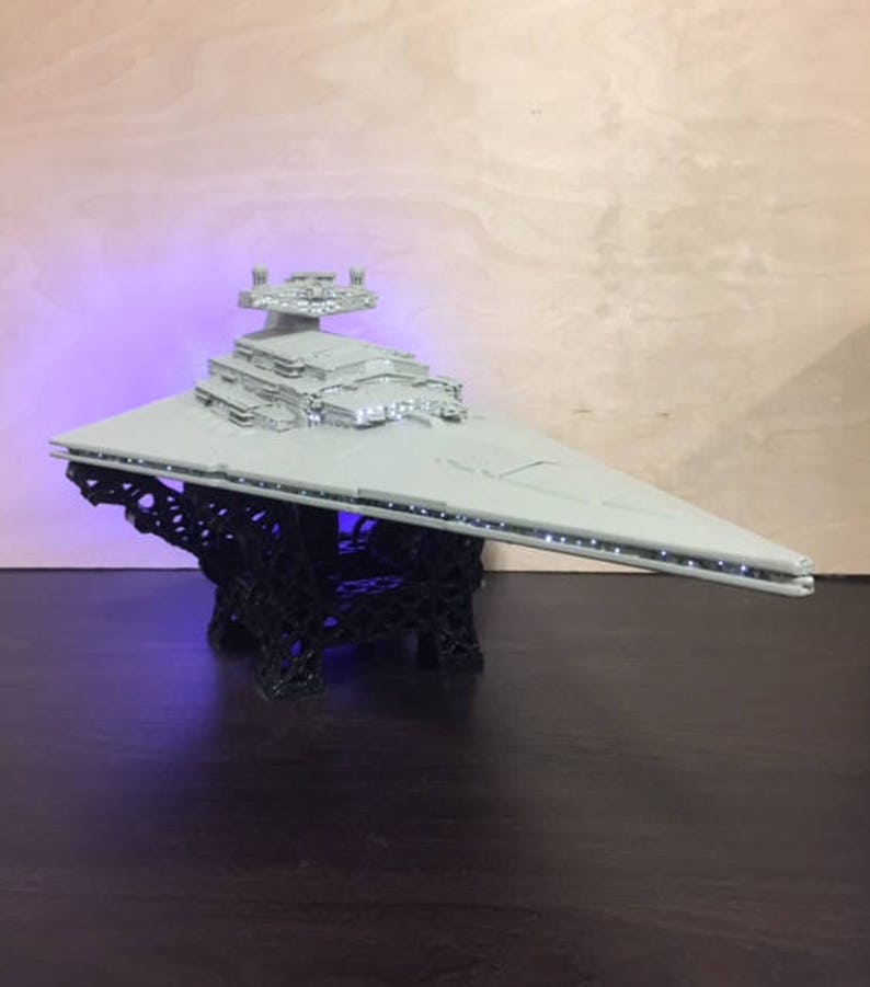 Star Wars Star Destroyer Scale Model 3D Printed with | Etsy