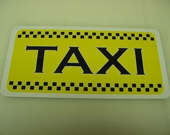 Taxi sign | Etsy