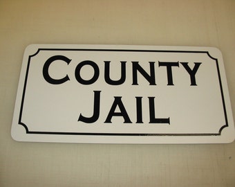 Jail Sign | Etsy
