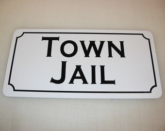 Jail sign | Etsy