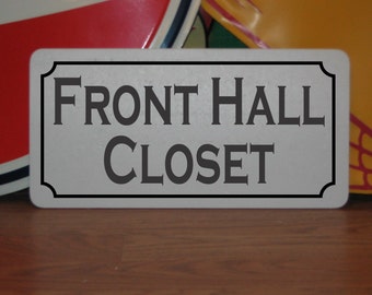 Coat closet sign | Etsy