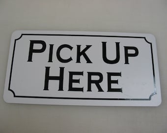 Pick up here sign | Etsy