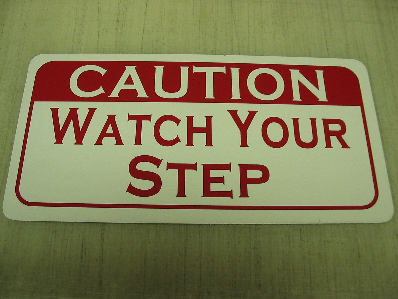 WATCH YOUR STEP Caution Metal Sign Vintage Style 4 Store Gym - Etsy