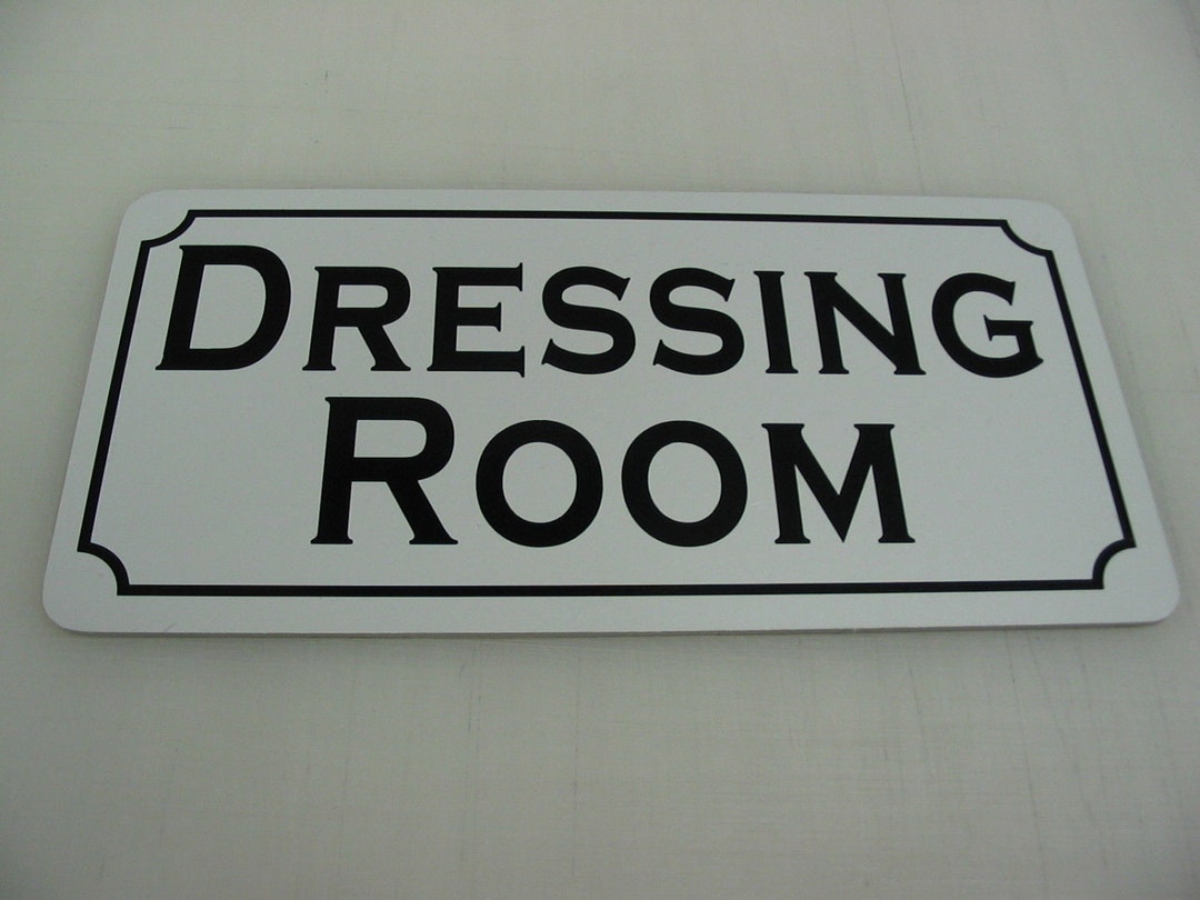 DRESSING ROOM Metal Sign for Clothing Shop Store - Etsy