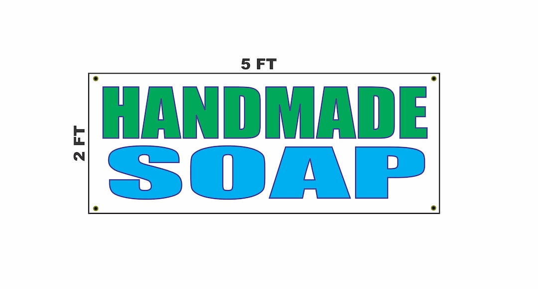 Handmade Soap Banner Sign - Etsy