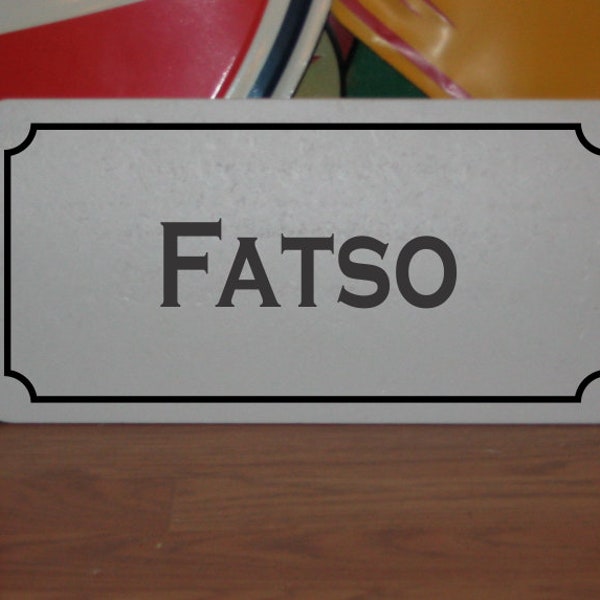 Fatso - Etsy