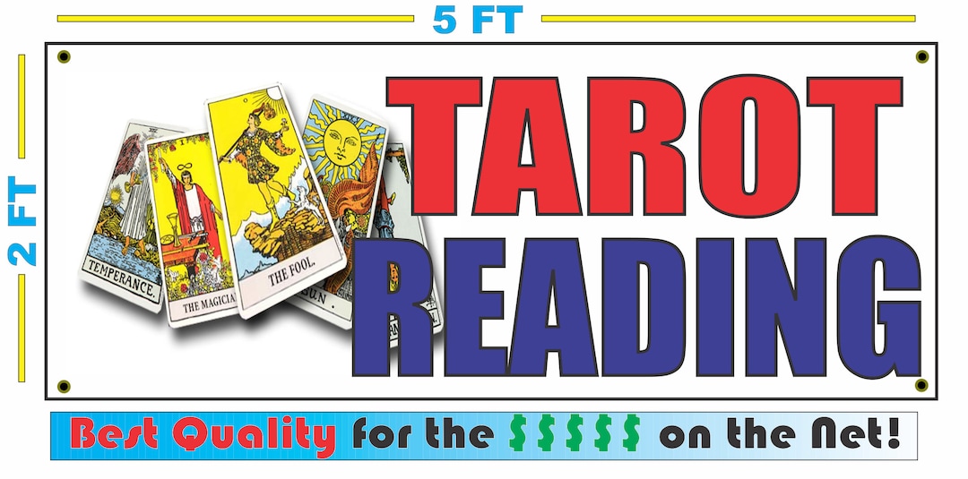 Tarot Reading Banner Sign - Etsy