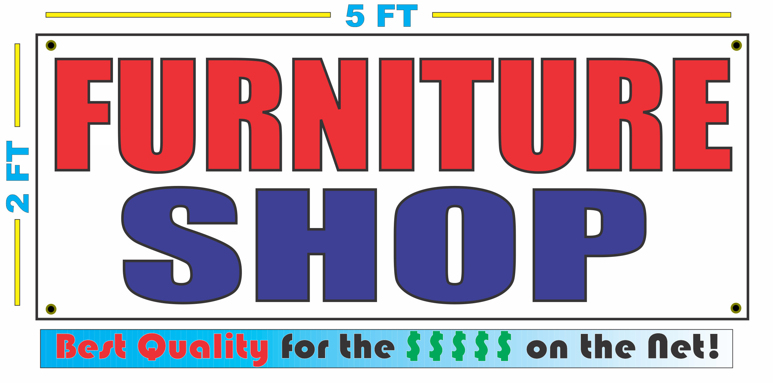 FURNITURE SHOP Banner Sign - Etsy