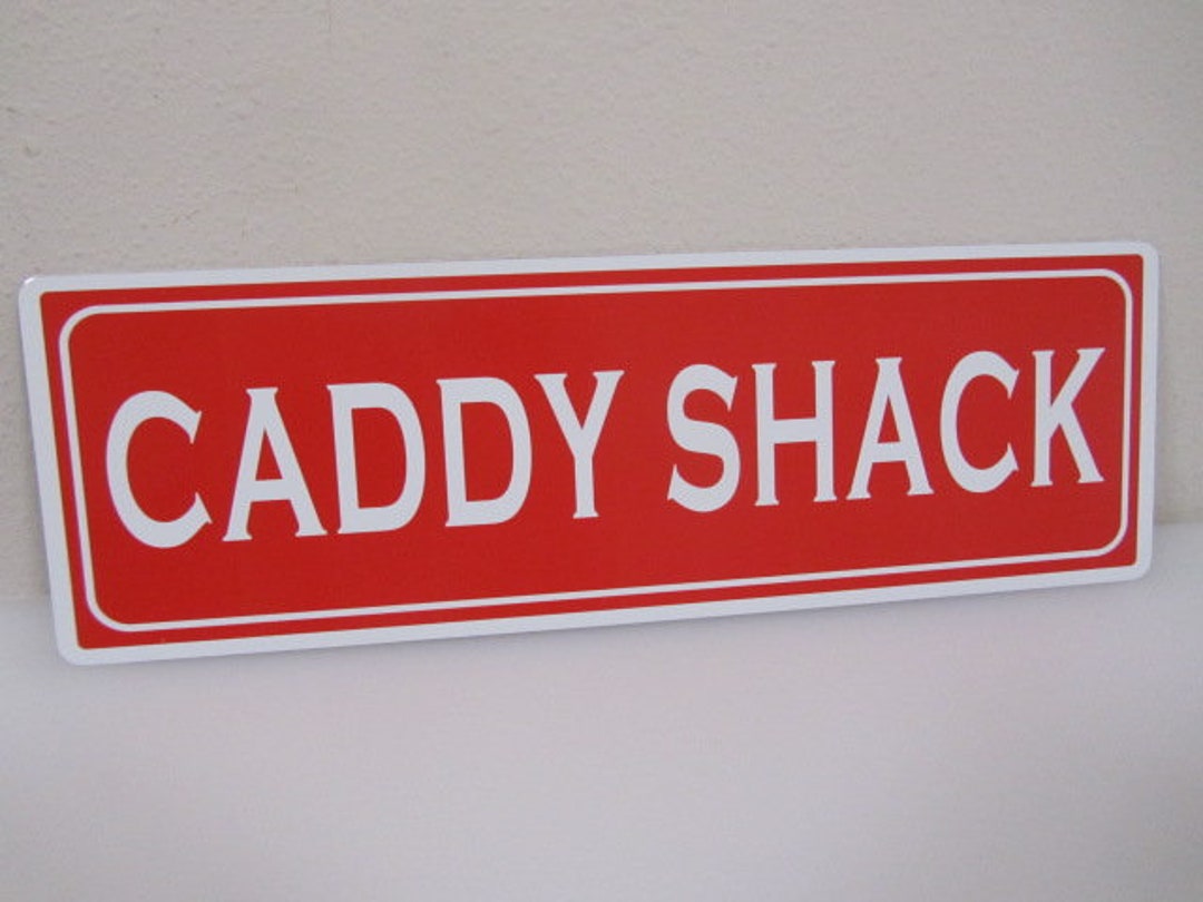 CADDY SHACK Metal Sign for Golf Course Driving Range Pro Shop Cadillac ...