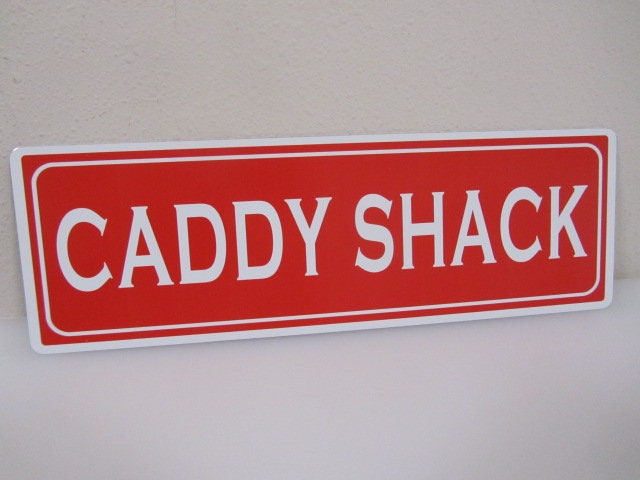 CADDY SHACK Metal Sign for Golf Course Driving Range Pro Shop Cadillac ...