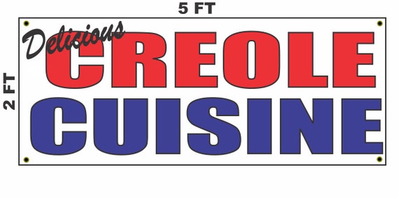 Creole Cuisine Banner Sign - Etsy