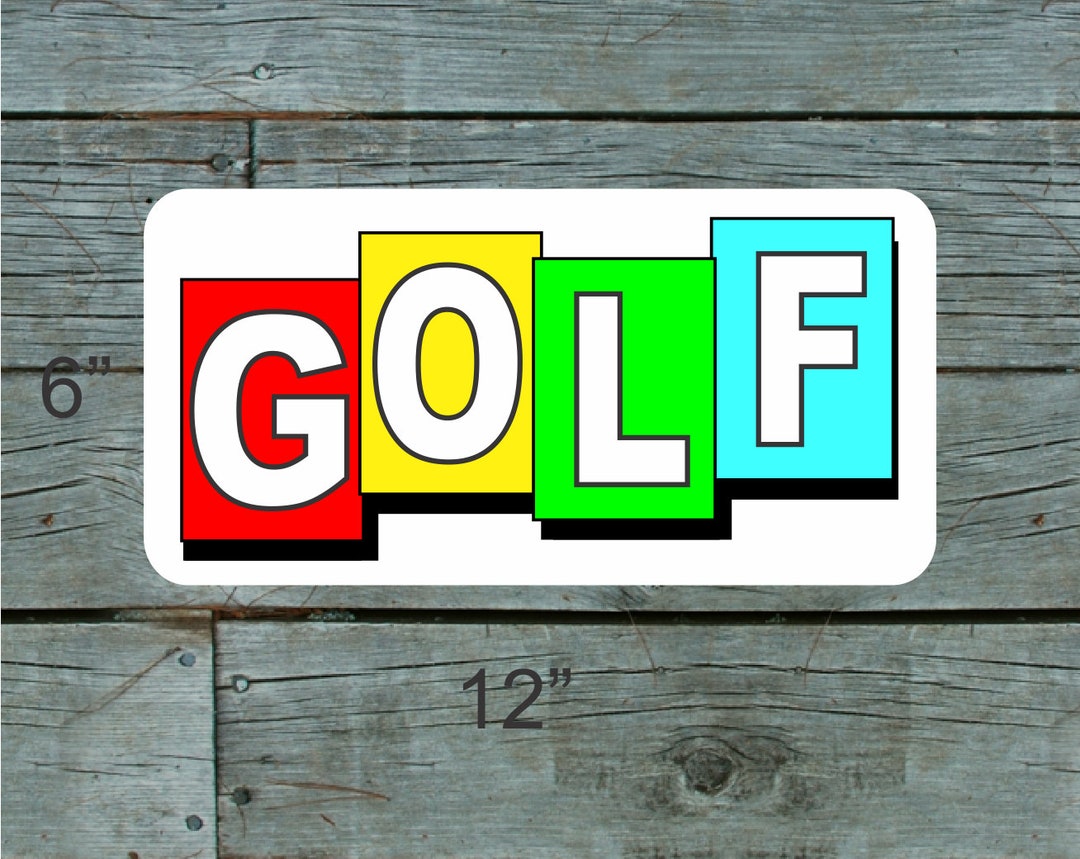 GOLF METAL SIGN Retro Vintage Design Decor - Etsy