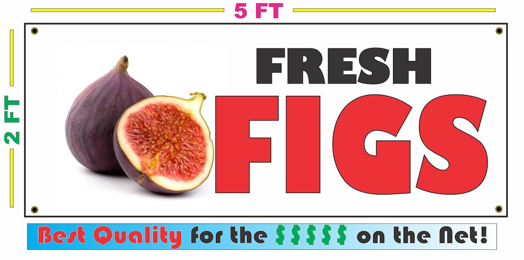 FRESH FIGS Banner Sign - Etsy